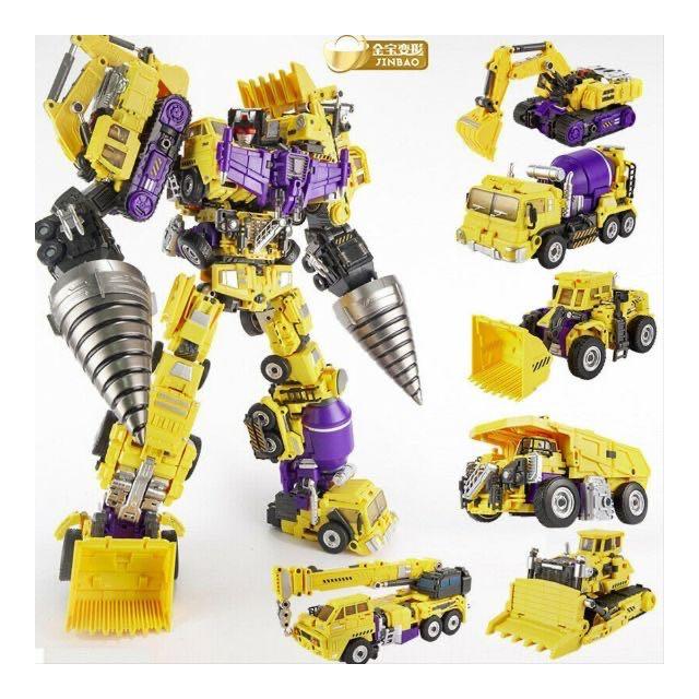 JinBao - GT Devastator Combiners Complete Set of 6 G2 Yellow Color ...