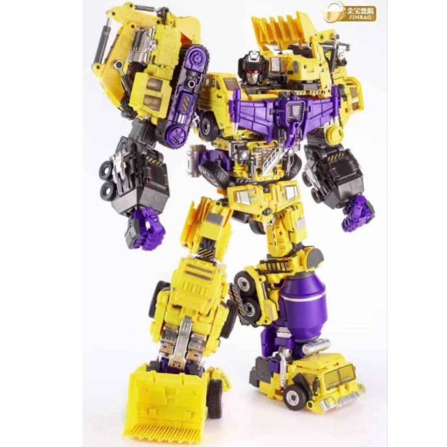 JinBao - GT Devastator Combiners Complete Set of 6 G2 Yellow Color ...