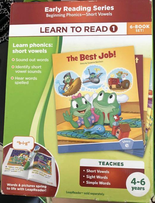 Learn to read book set 1, Books & Stationery, Children's Books on Carousell