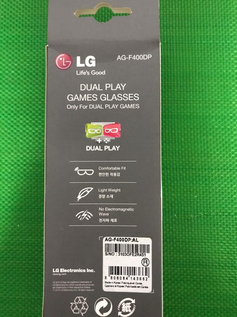 Lg 3D Dual play games glasses, TV & Home Appliances, TV & Entertainment ...
