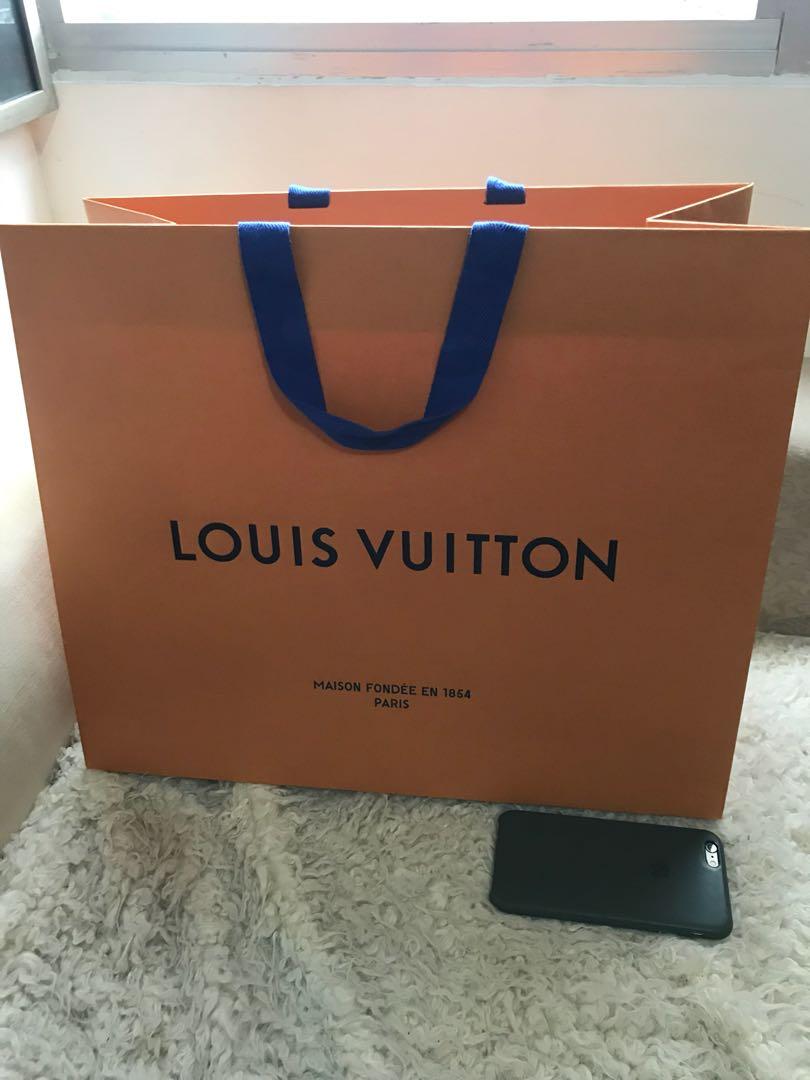 louis vuitton lv paper bag paperbag dust bag dustbag Book Card ...