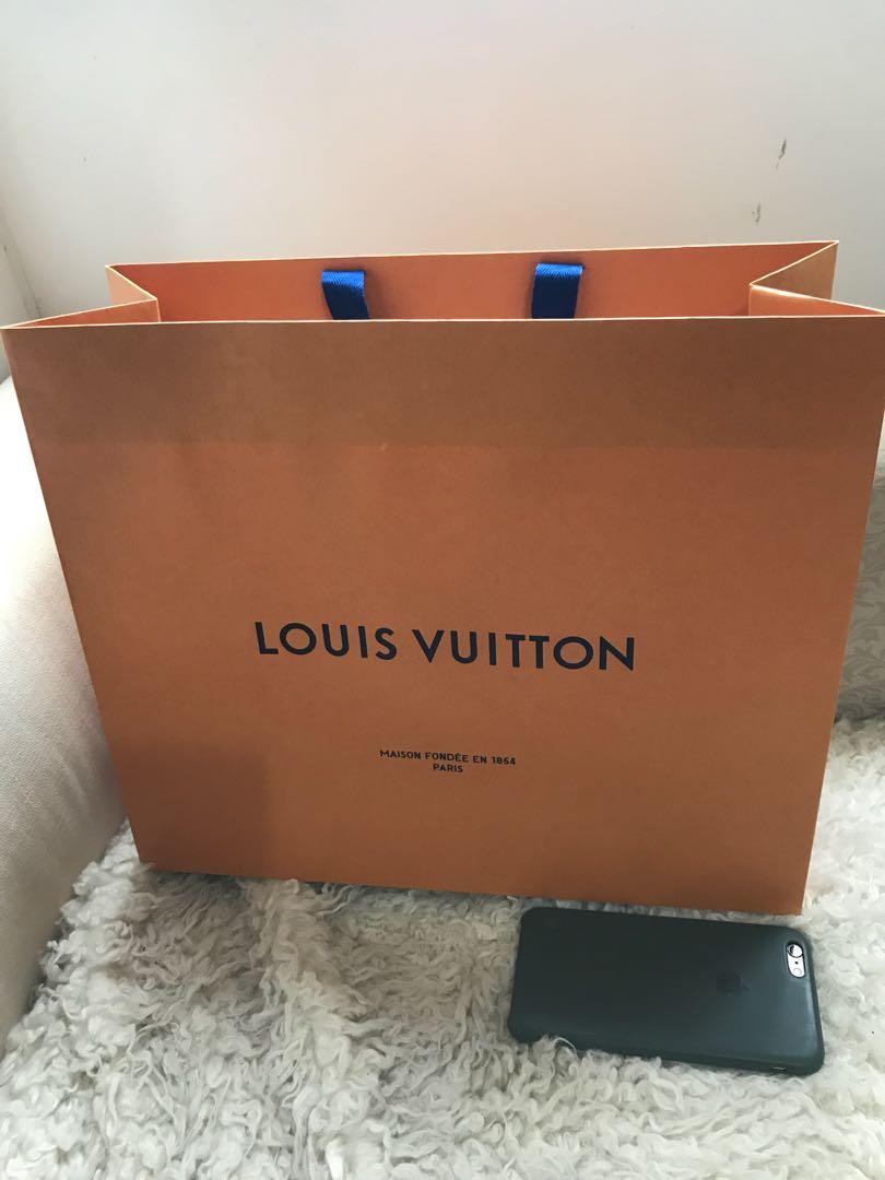 louis vuitton lv paper bag paperbag dust bag dustbag Book Card ...