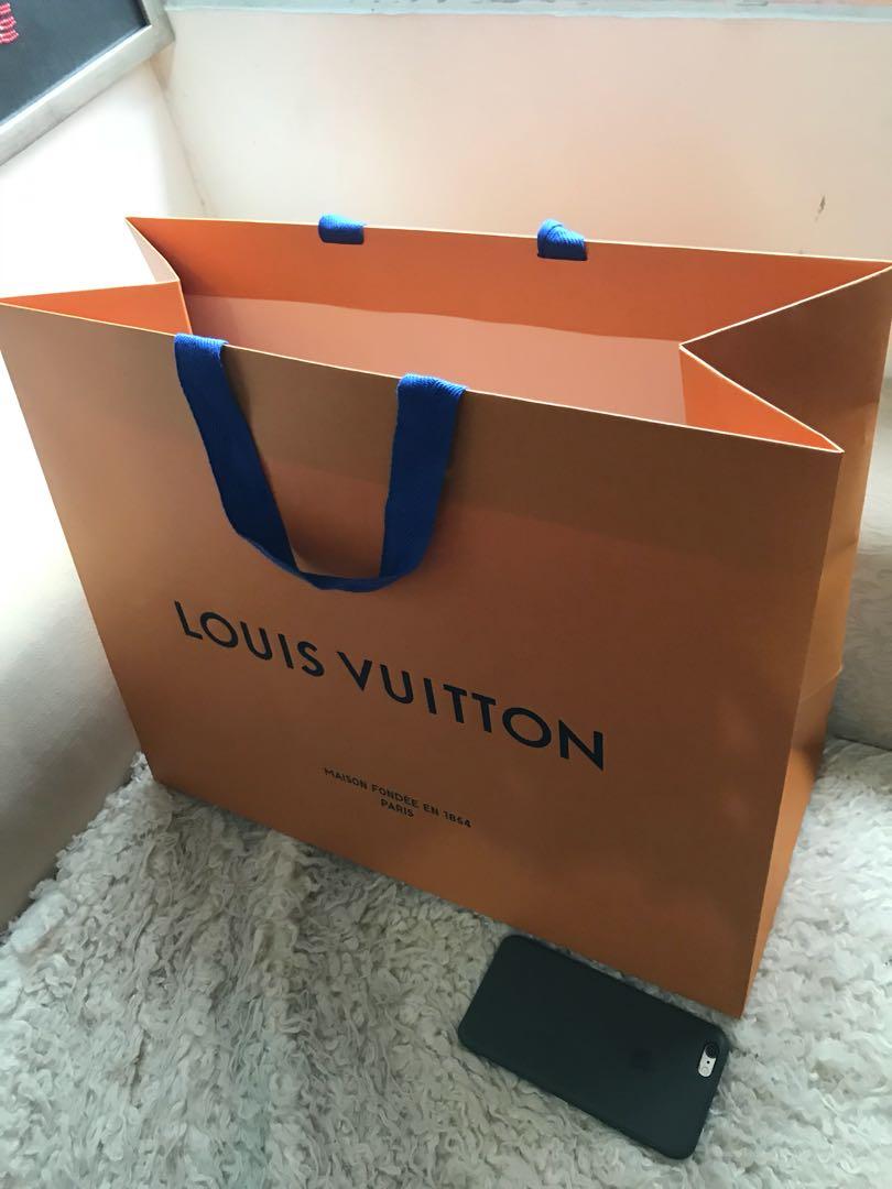 louis vuitton lv paper bag paperbag dust bag dustbag Book Card ...