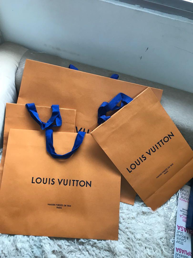 louis vuitton lv paper bag paperbag dust bag dustbag Book Card ...