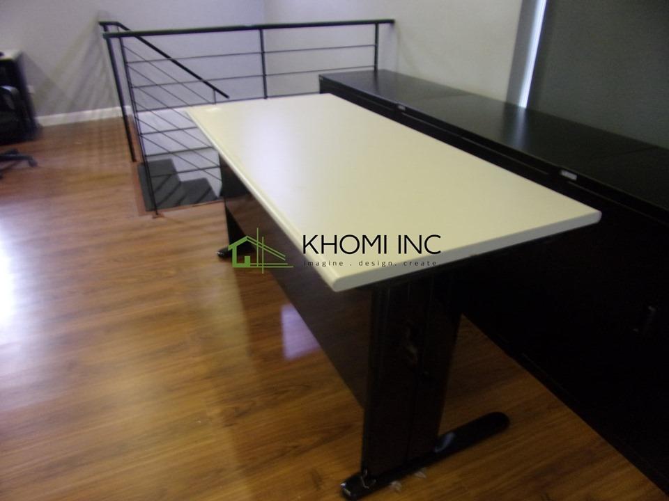 Office Staff Free Standing Tables Office Partition Furniture, Furniture ...