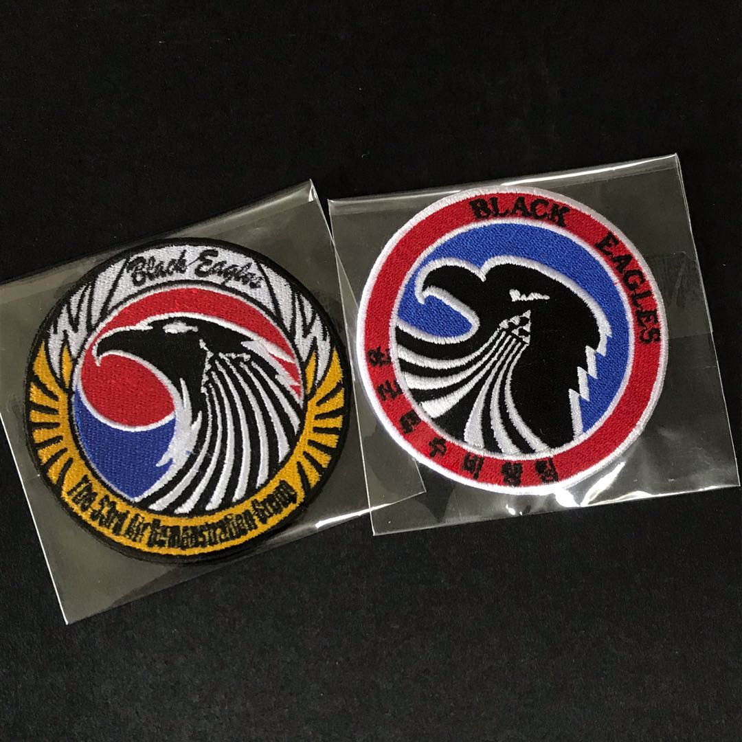 *OFFICIAL* ROKAF Black Eagles Patches (Set of 2), Hobbies & Toys ...