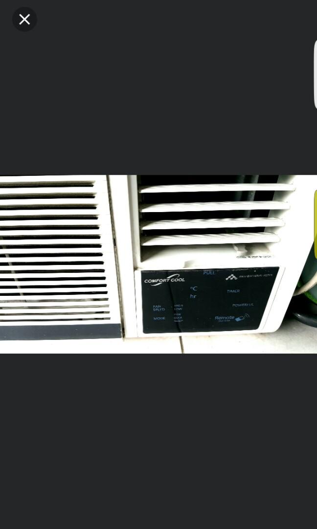 Panasonic digital window type aircon 2hp, TV & Home Appliances, Air ...