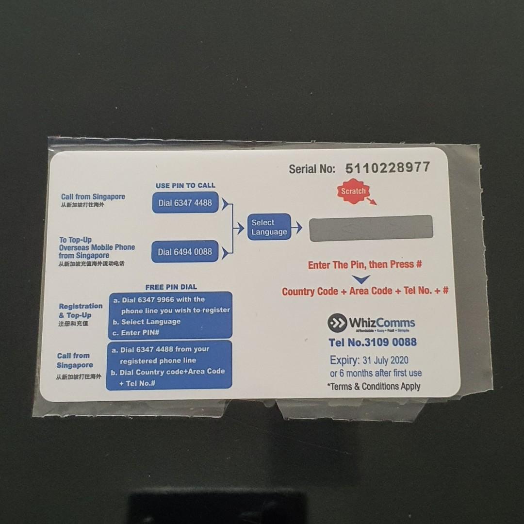 Phoenix Calling Card World Roam, Mobile Phones & Tablets, Others on ...