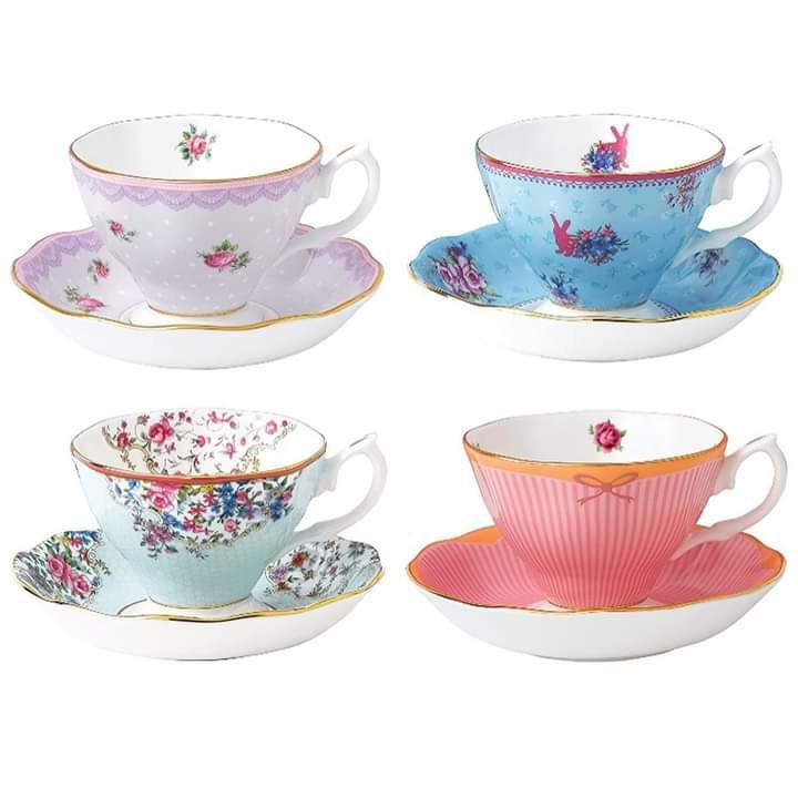 Royal albert Candy Mix Set of 4 Duos, Hobbies & Toys, Memorabilia ...