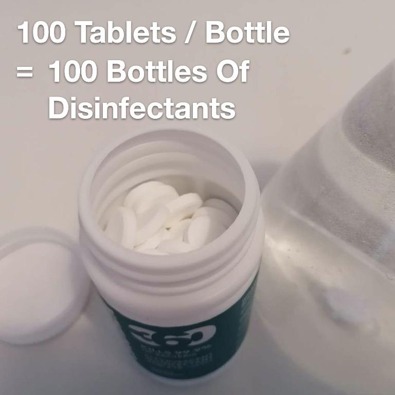 Sanitizer Tablets / Disinfectant Tablets, Furniture & Home Living ...