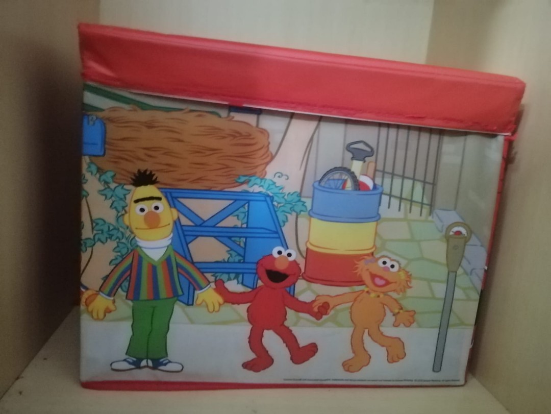 Sesame street foldable storage box, Hobbies & Toys, Toys & Games on ...