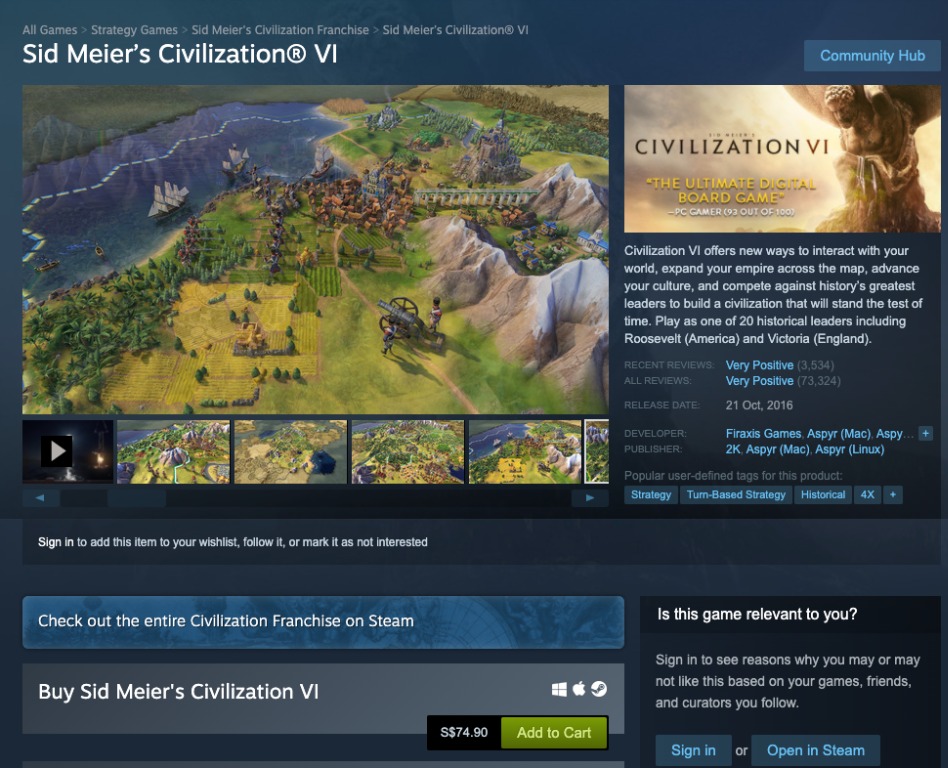 Sid Meier’s Civilization® VI Steam, Video Gaming, Video Games, Xbox on ...