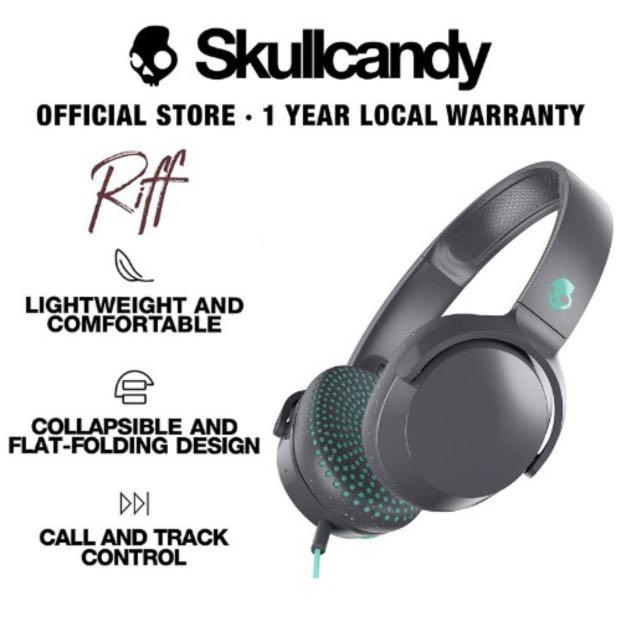 Skullcandy Riff Wired Headphones, Electronics, Audio on Carousell