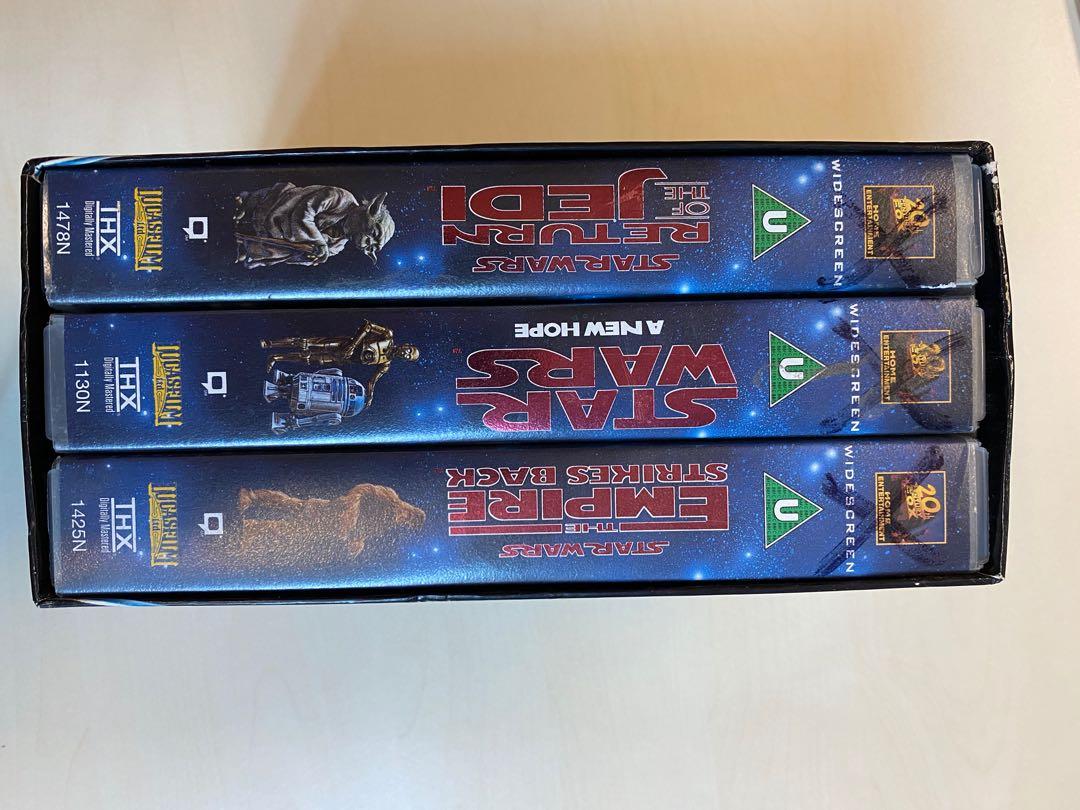 Star Wars The Original Trilogy VHS Box Set Limited Edition, 興趣及遊戲, 收藏品及 ...