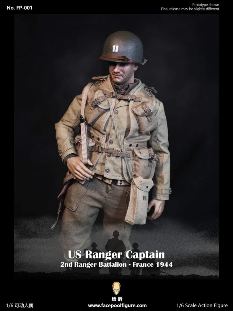 1/6 Captain Miller US Ranger 1944 SPR Saving Private Ryan Tom Hank ...