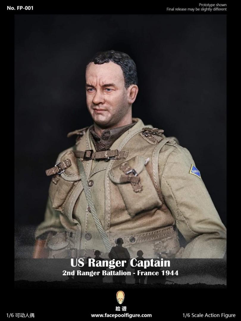 1/6 Captain Miller US Ranger 1944 SPR Saving Private Ryan Tom Hank ...