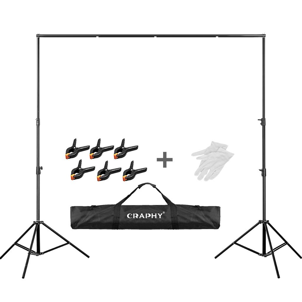 Craphy Studio Portable Backdrop Stand (2m x 3m/ 6.5 x 10ft ...