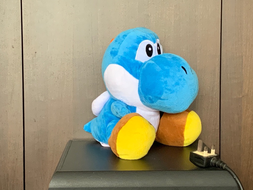 Super Mario Blue Yoshi Soft Toy, Hobbies & Toys, Toys & Games on Carousell