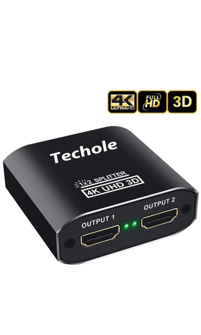 Techole HDMI 1 in 2 Splitter 4K UHD 3D, TV & Home Appliances, TV & Entertainment, TV Parts ...