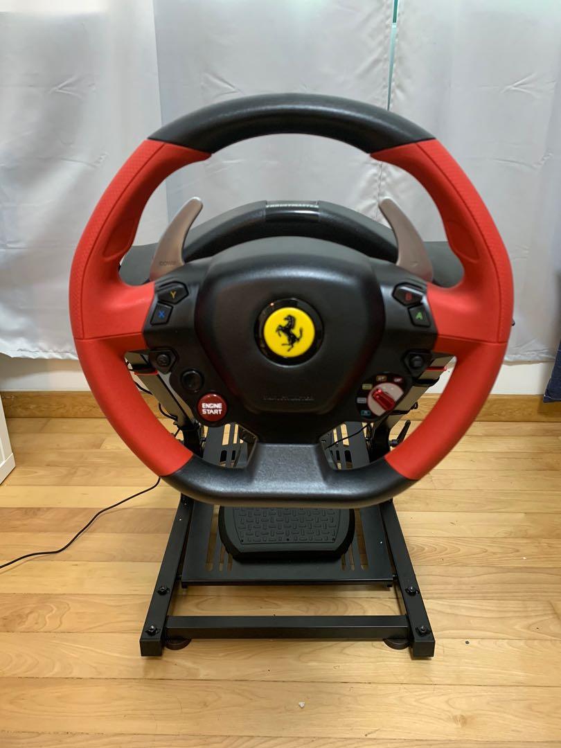 Thrustmaster Ferrari 458 Spider racing wheel, Video Gaming, Video Game ...