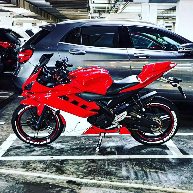 Yamaha r15 v2 Tyre bomb / tyre lettering / tyre tag / tire lettering ...