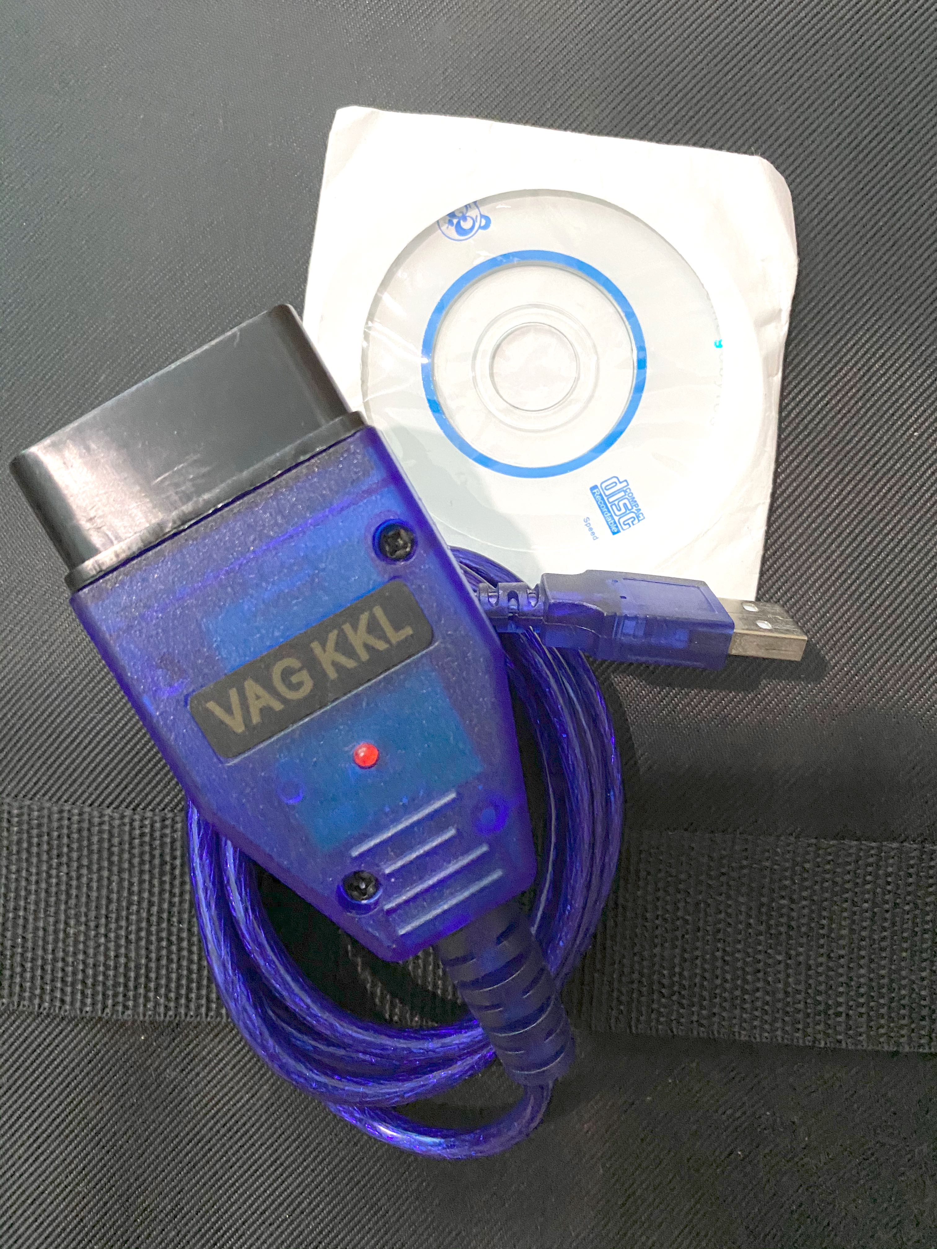 VAG-COM KKL 409.1 USB Interface Diagnostic Cable for Audi & Volkswagen - OBD2 / OBDII, Car ...