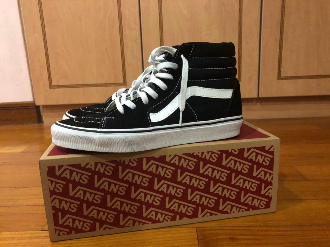 Vans Old Skool High Cut Mens Fashion Footwear Sneakers On Carousell