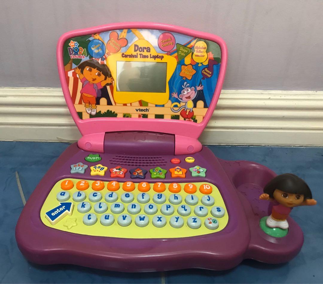 Vtech Dora the Explorer Carnival Time Laptop, Hobbies & Toys, Toys ...