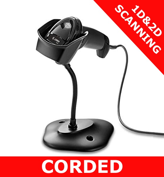 Zebra DS2208 Symbol Barcode Scanner BNIB New Scans QR, Screens ...