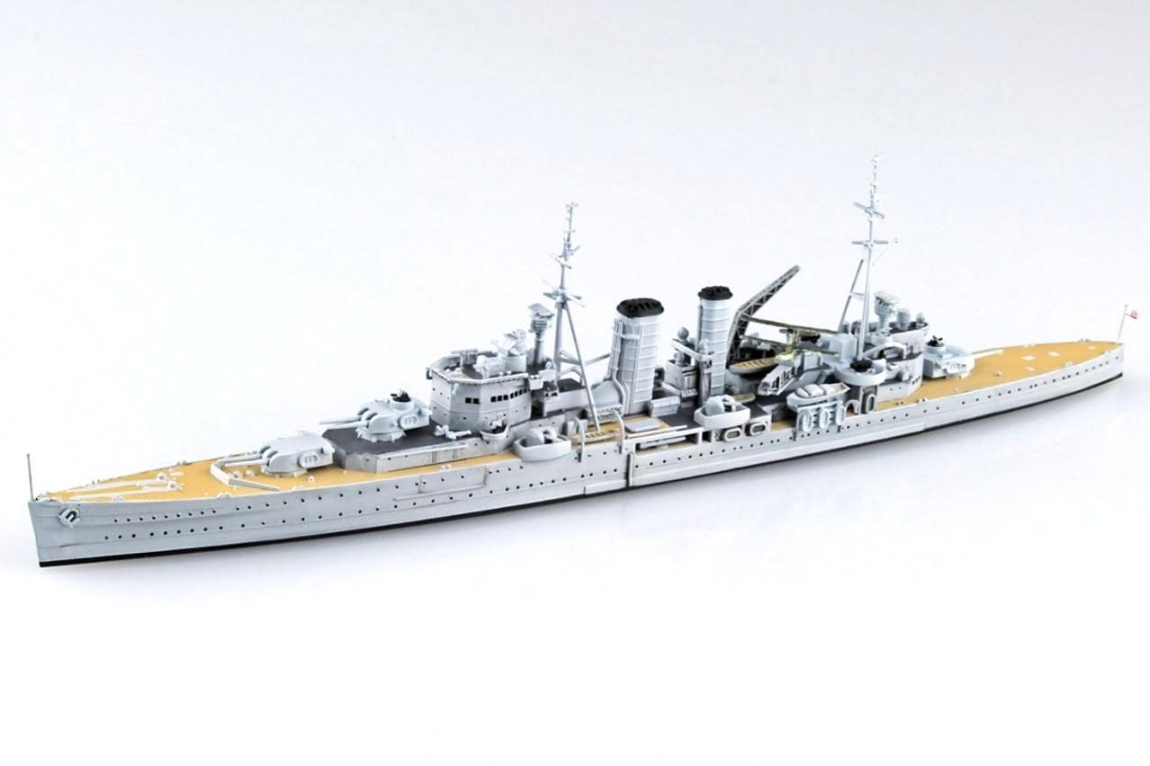 1/700 052709 Aoshima Waterline HMS York Class Hvy Cruiser Exeter Final ...