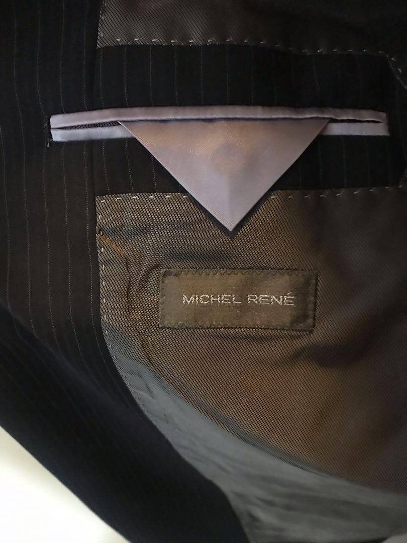 西裝 Michel Rene, 名牌, 服裝 - Carousell