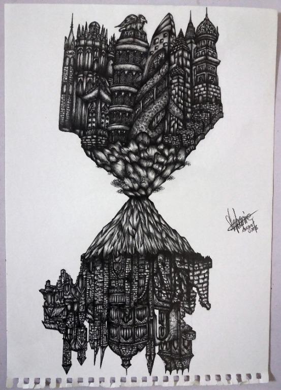 A State of Mind (Pencil Drawing), Hobbies & Toys, Stationery & Craft ...