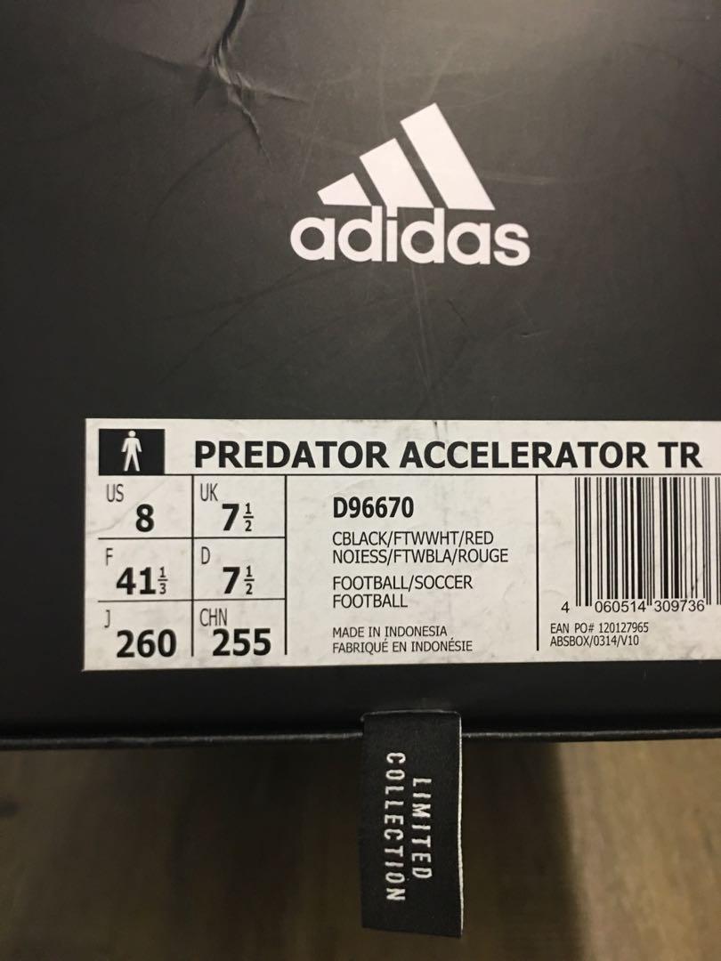 Adidas Predator Accelerator TR Limited Edition, Sports Equipment ...