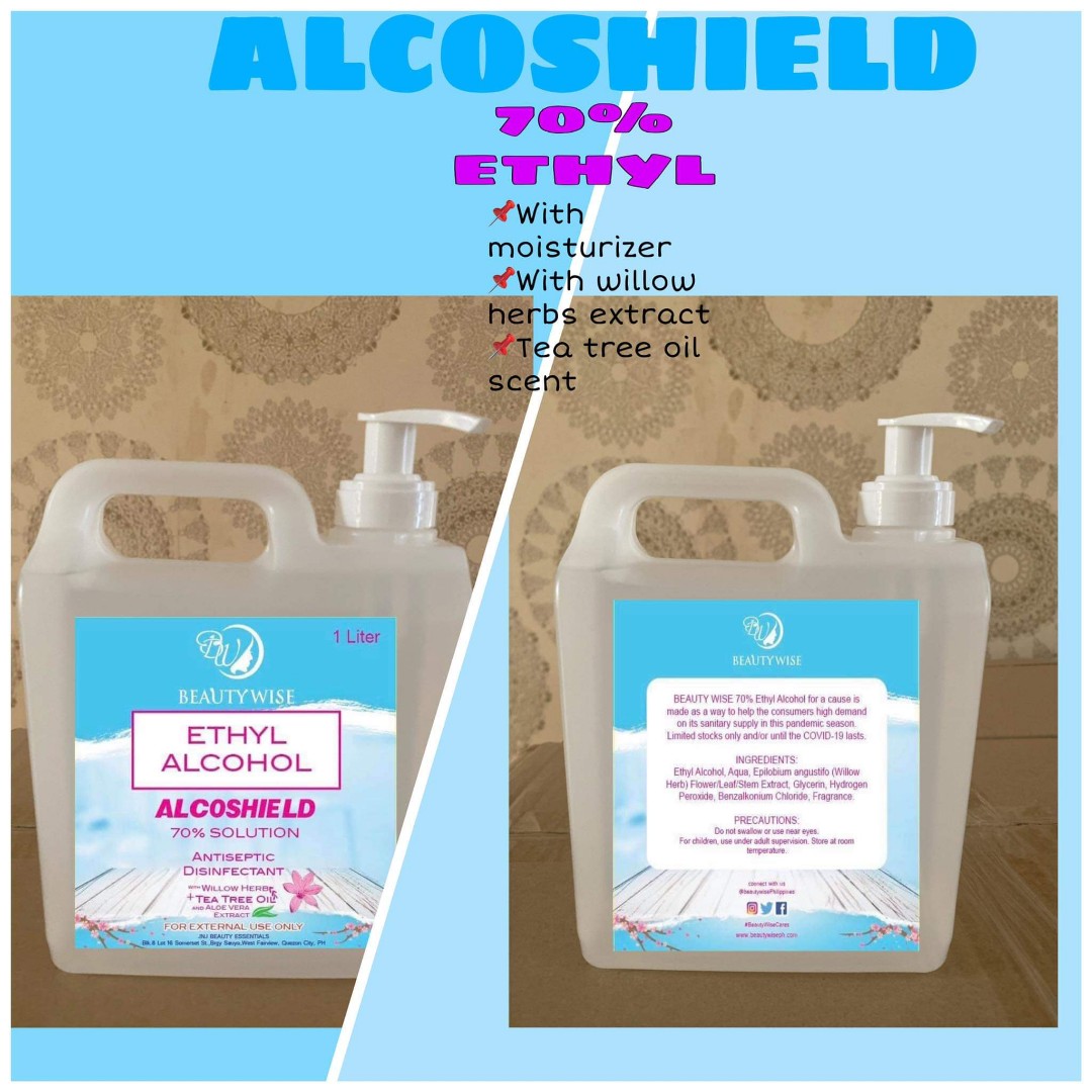 Alcoshield 70% Ethyl Alcohol on Carousell