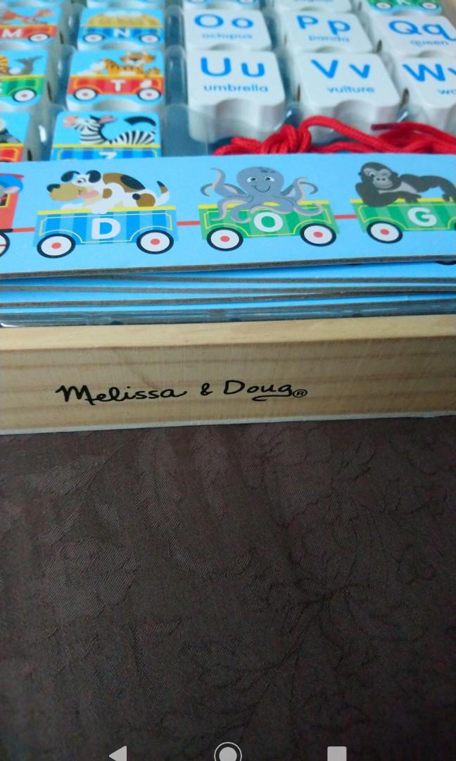 Alphabet Train Lacing Beads.. Melissa &, Hobbies & Toys, Toys & Games ...