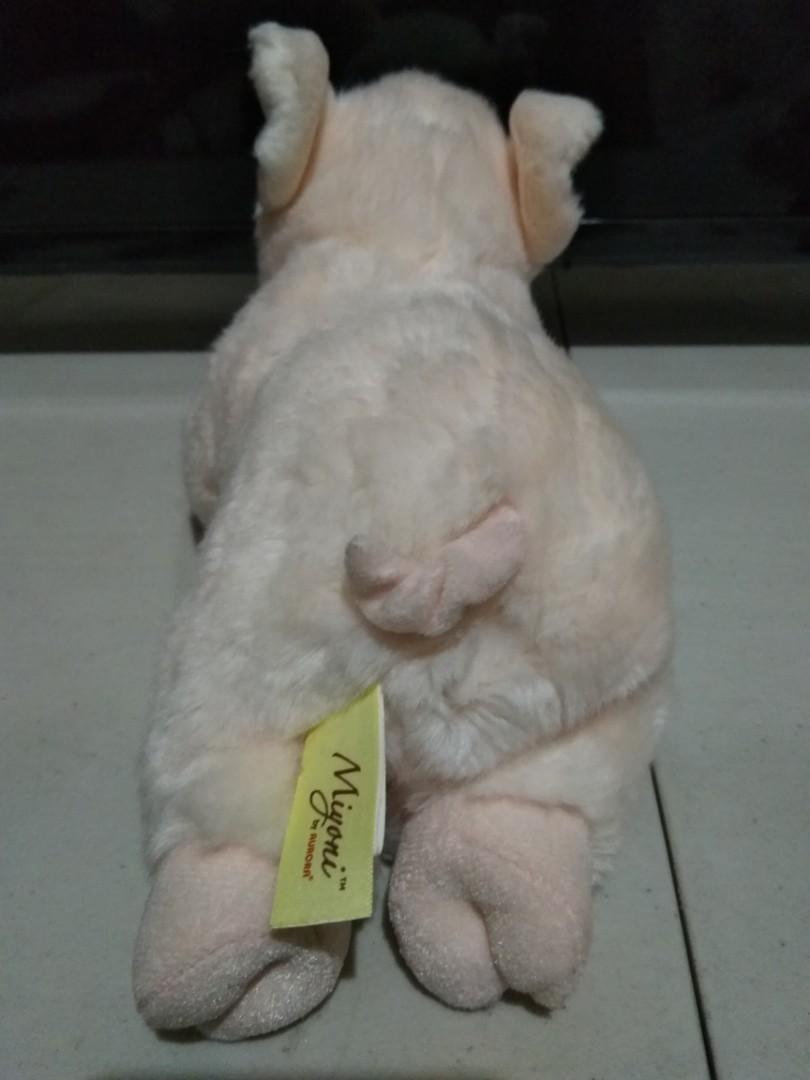 Aurora Miyoni Peach Pig Plush Set, Hobbies & Toys, Toys & Games on ...