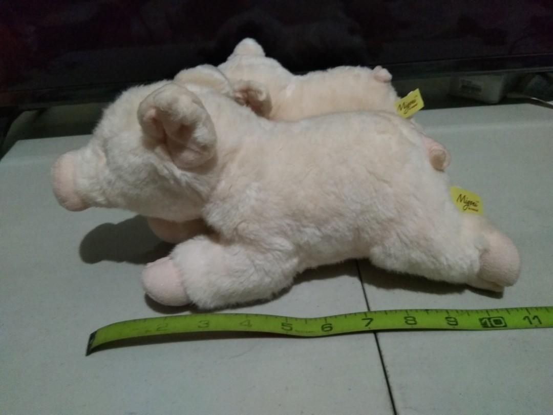 Aurora Miyoni Peach Pig Plush Set, Hobbies & Toys, Toys & Games on ...