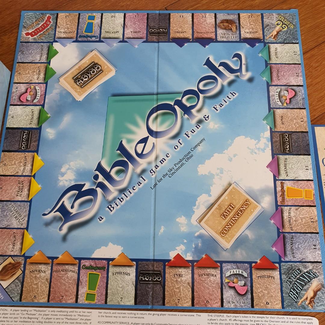 BibleOpoly Monopoly Original, Hobbies & Toys, Toys & Games on Carousell