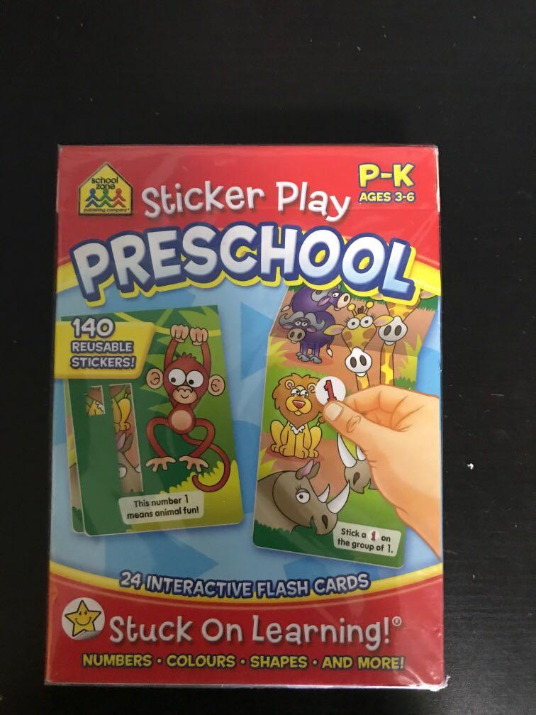 Brand New Sticker play Flashcards, Hobbies & Toys, Books & Magazines ...