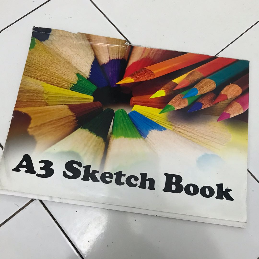 buku gambar a3 isi 17 halaman kertas tebal, Desain & Kerajinan Tangan ...