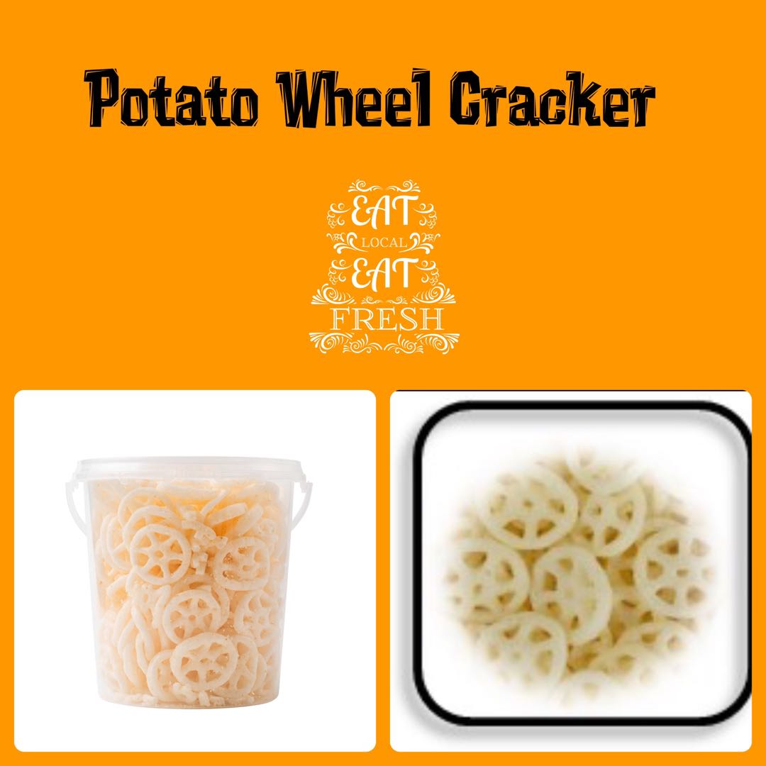 Candy House Potato Wheel Cracker, Food & Drinks, Packaged & Instant ...