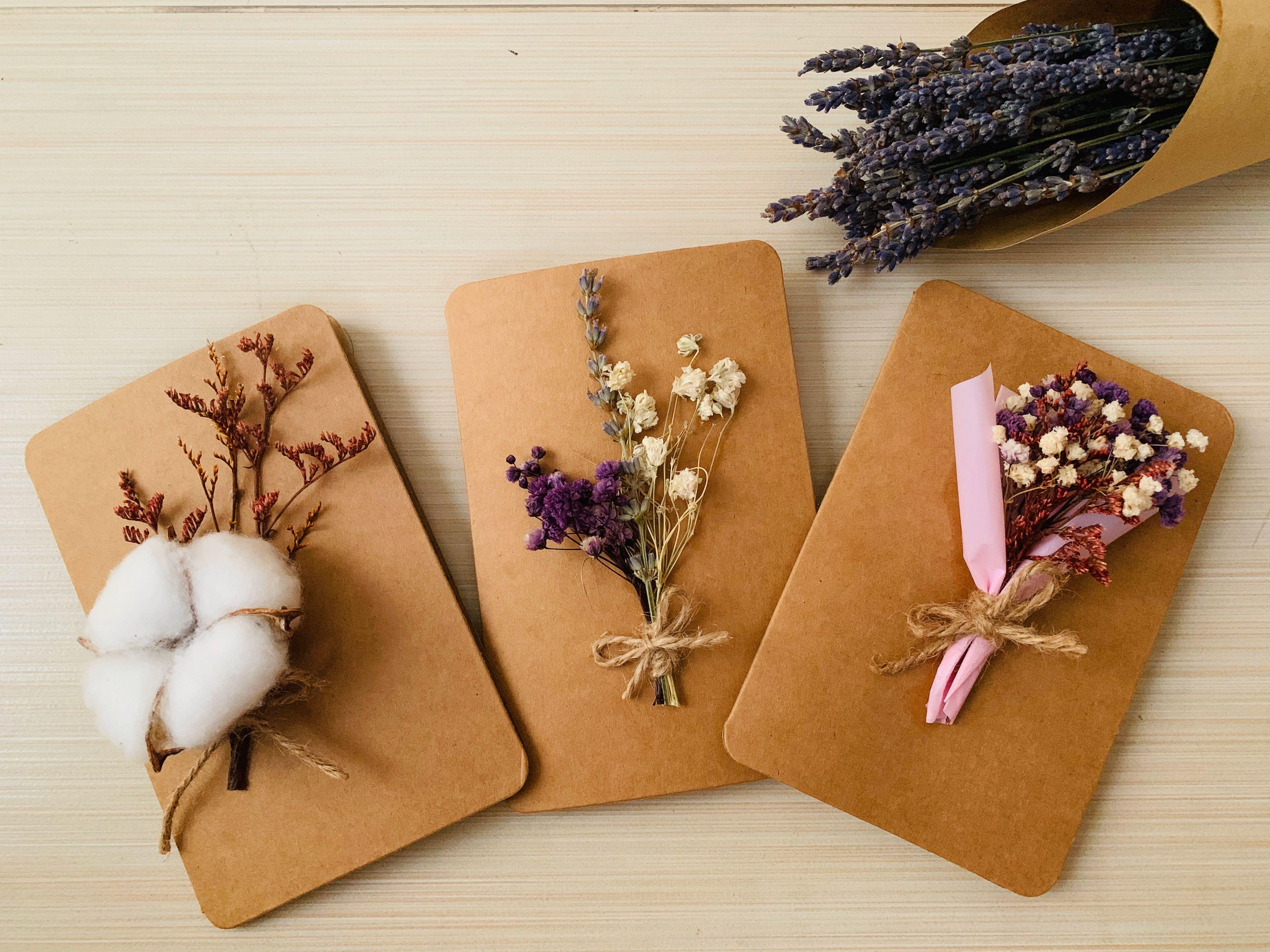 How To Make Cards With Dried Flowers | Best Flower Site