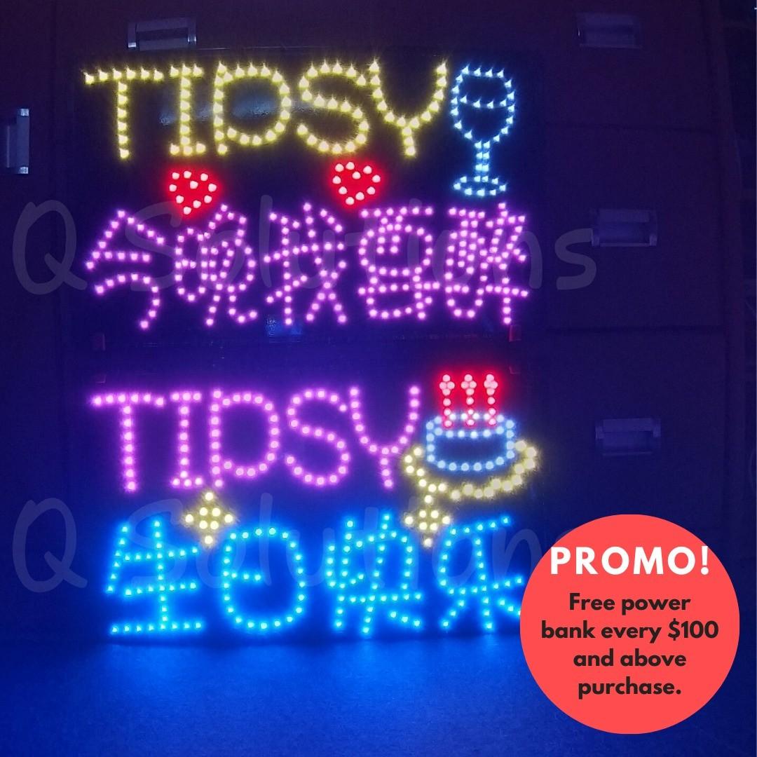 Customize LED board, Hobbies & Toys, Stationery & Craft, Craft Supplies ...