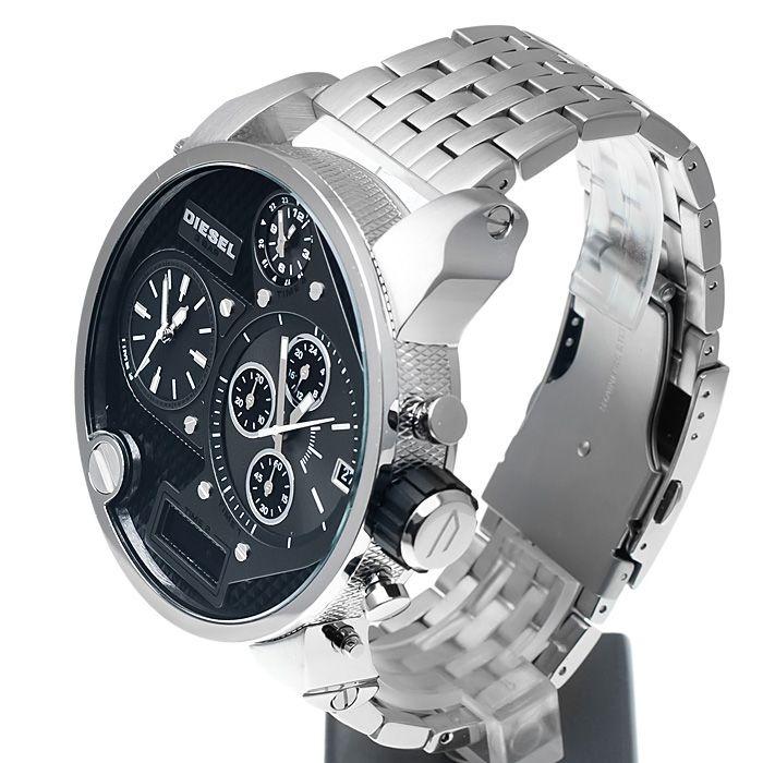 Diesel SBA Chronograph Analog Digital Dial Stainless Steel Watch DZ7221 ...