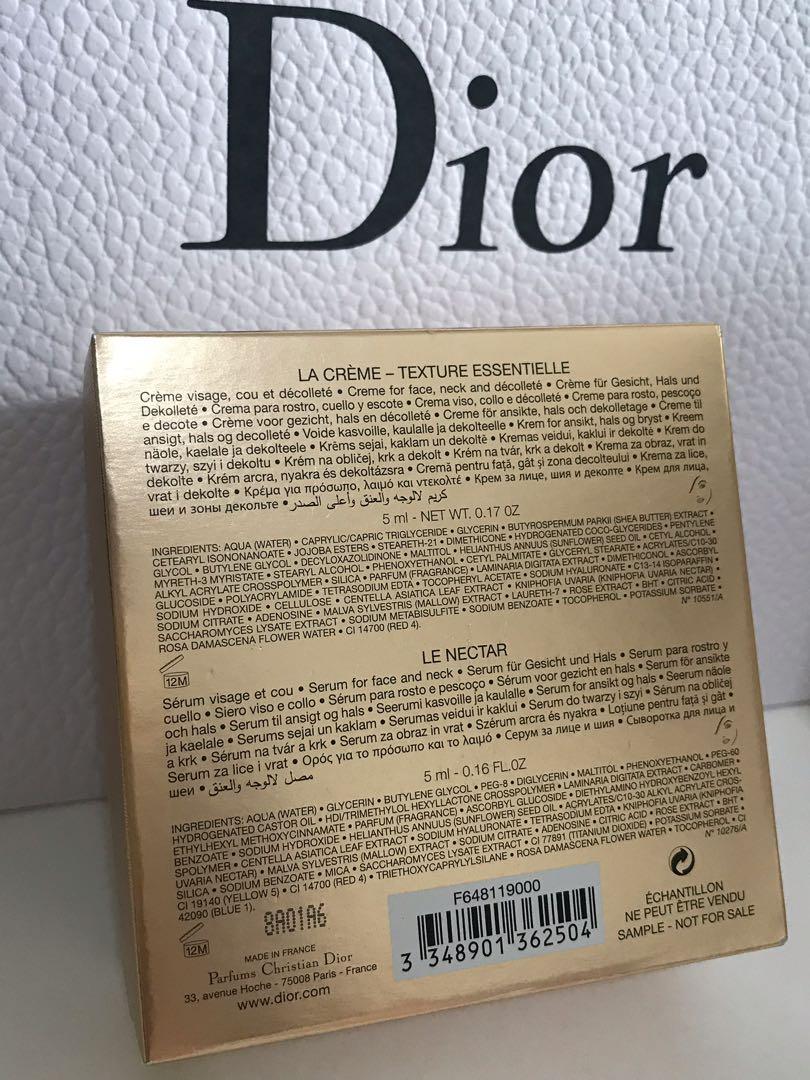 Dior VIP gift set - Trousse Pouch with Prestige La Cream & Le Nectar ...