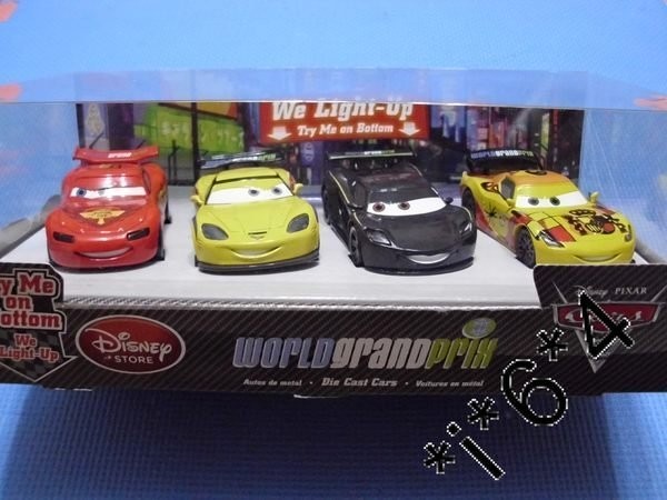 Disney Store Disney PIXAR Cars 2 Light-Up Die Cast Car 反斗車王2 可著車頭燈合金車 ...