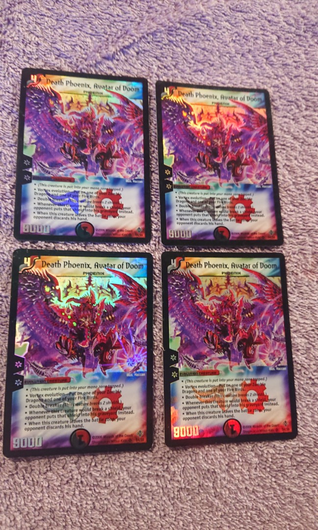 DUEL MASTERS Death phoenix avatar of doom, Hobbies & Toys, Toys & Games ...