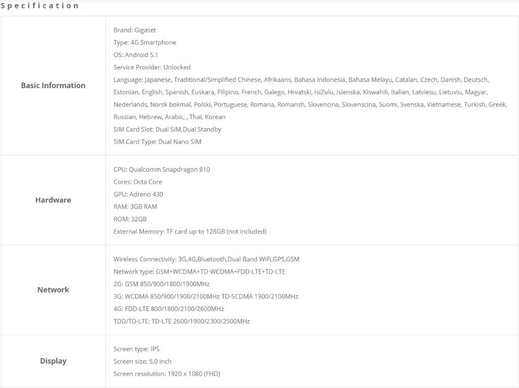 Gigaset Me (GS55-6) 4G Smartphone - Black & White, Mobile Phones & Gadgets, Mobile Phones ...