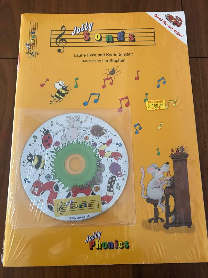 Jolly phonics songs book, 興趣及遊戲, 書本 & 文具, 小說 & 故事書 - Carousell