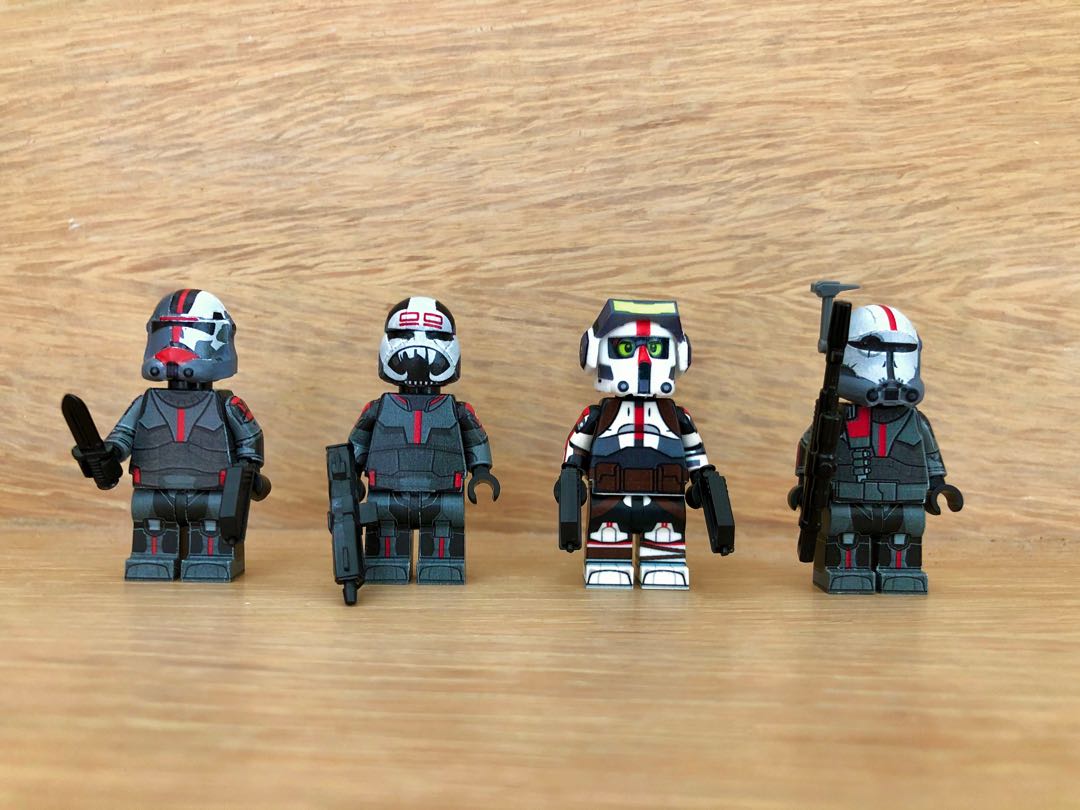 Lego Clone Trooper Bad Batch Comission, 興趣及遊戲, 玩具 & 遊戲類 - Carousell